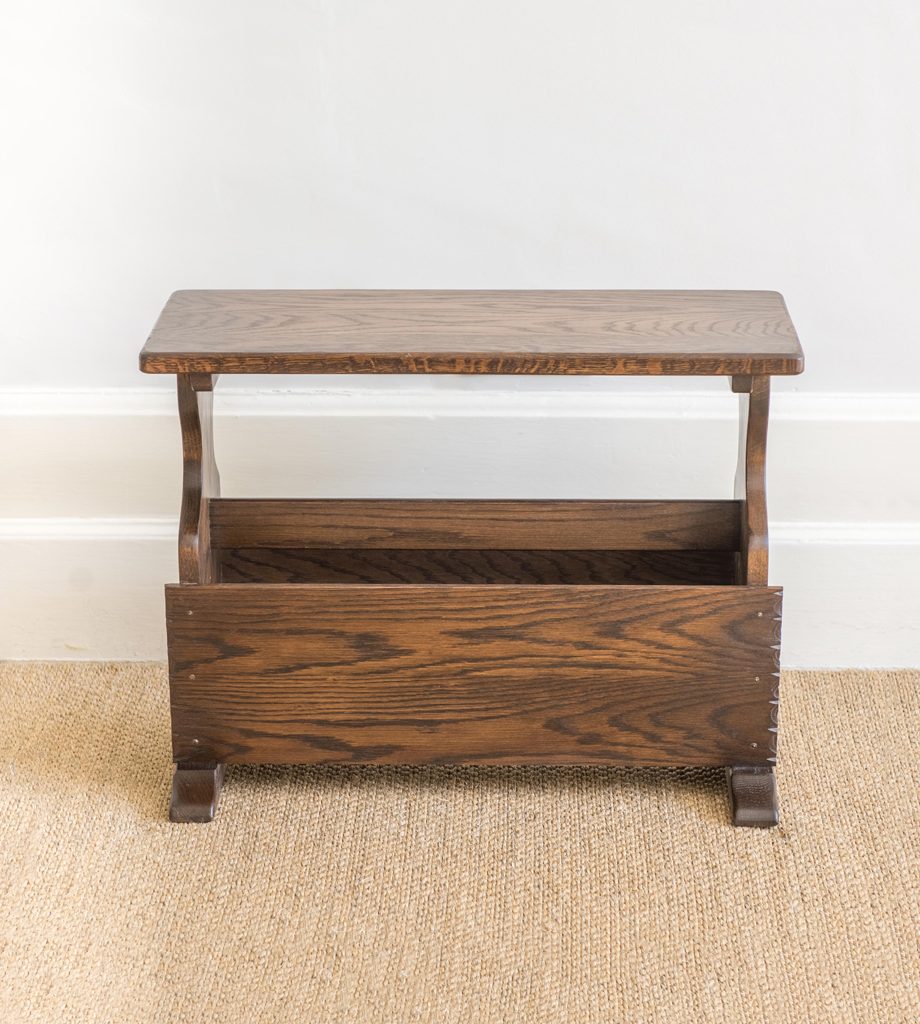 Magazine Rack/Table – Solid Oak - Webber Furniture